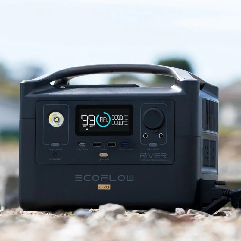 Chargers - ECOFLOW RIVER PRO Portable Power Station - 720Wh Battery ...