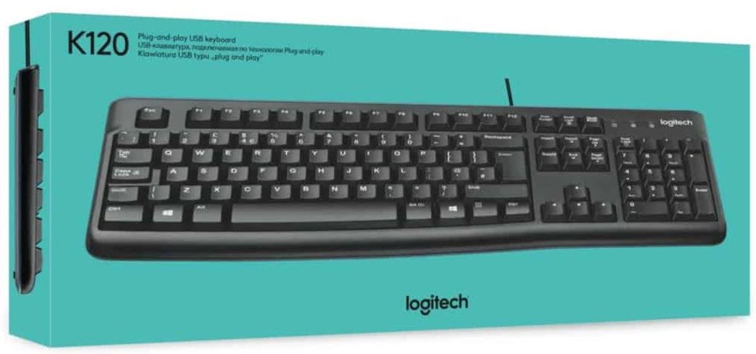 Keyboard & Mouse Bundles - Logitech K120 Keyboard Black was listed for ...